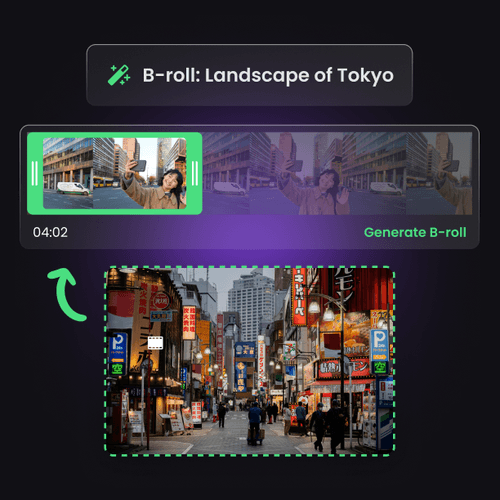 AI B-Roll Generator - Add Dynamic B-Roll to Any Video - OpusClip